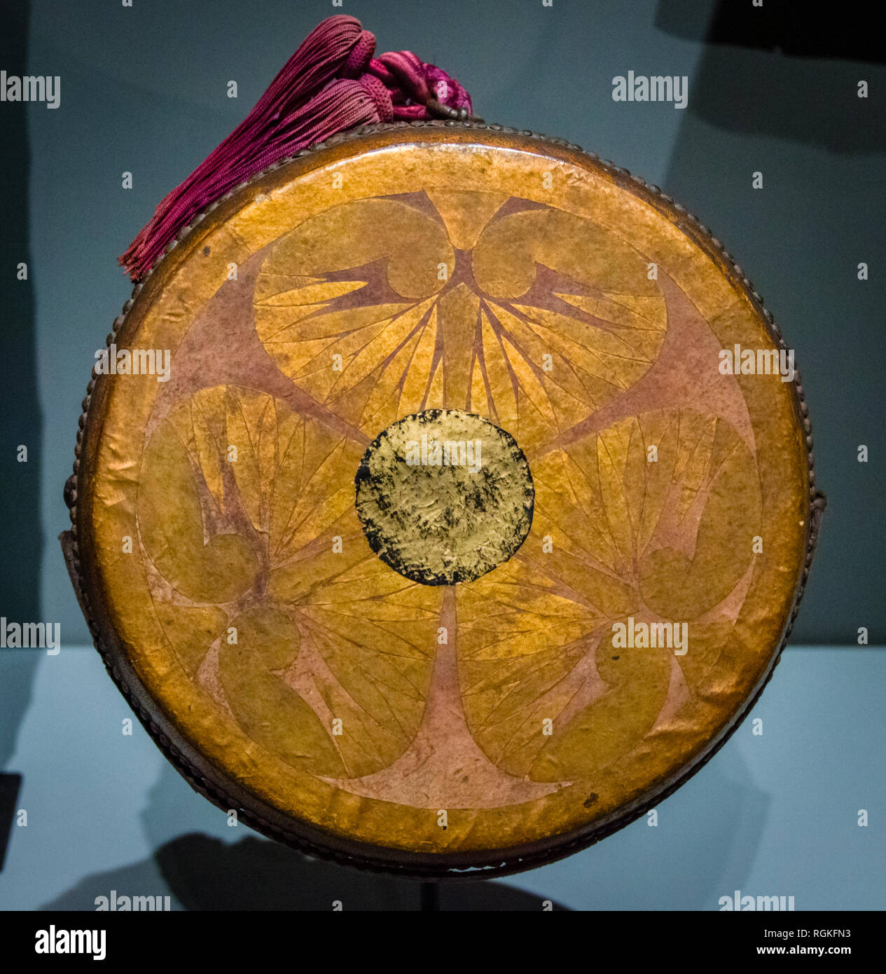 Samurai War Drum Stock Photo - Alamy