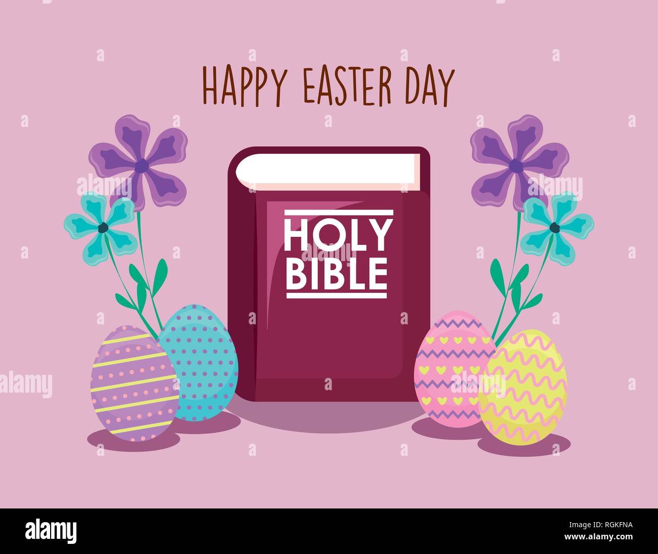 Holy bible flowers Stock Vector Images - Alamy