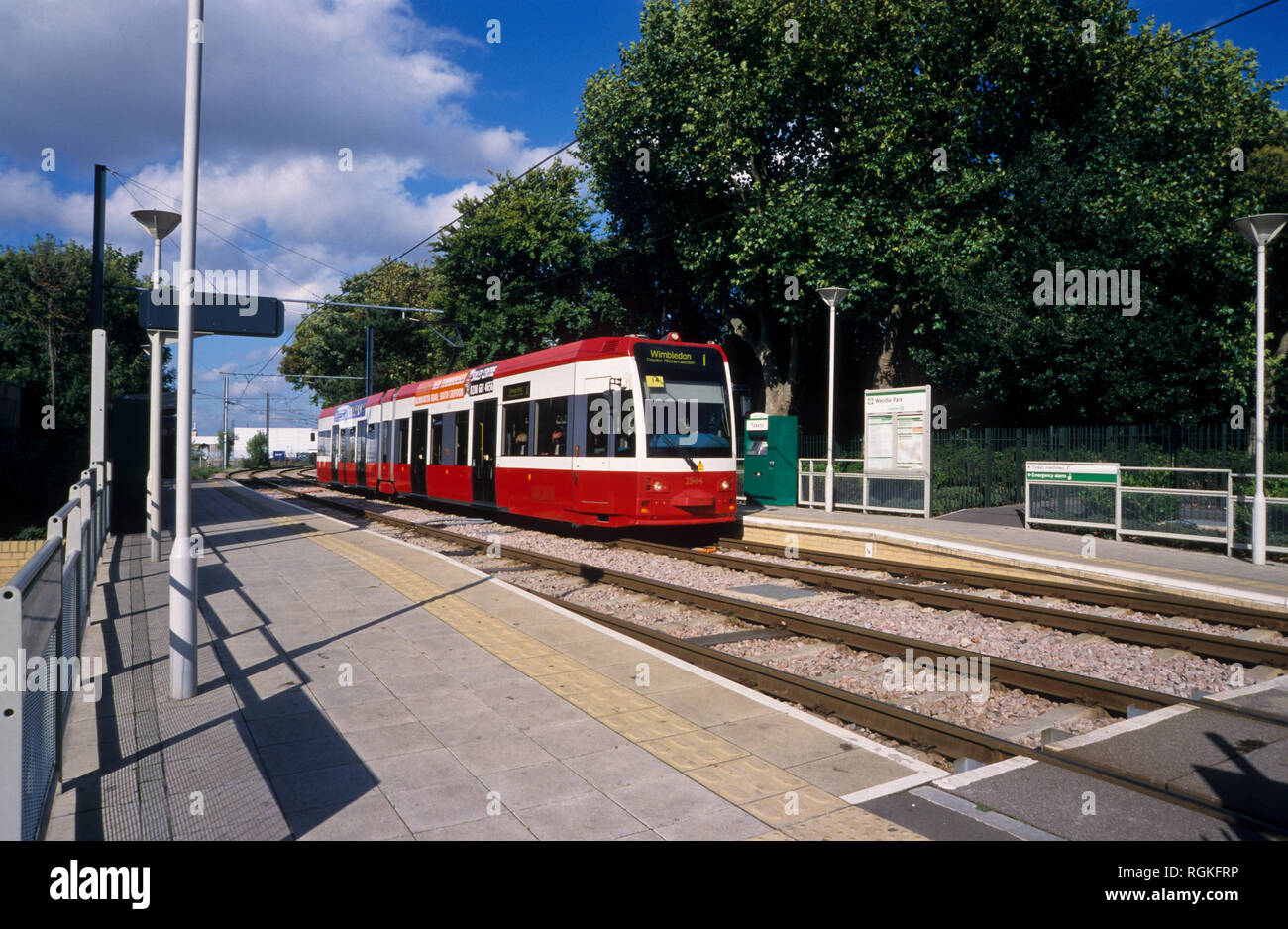 London Light Rail Croydon Stock Photo - Alamy
