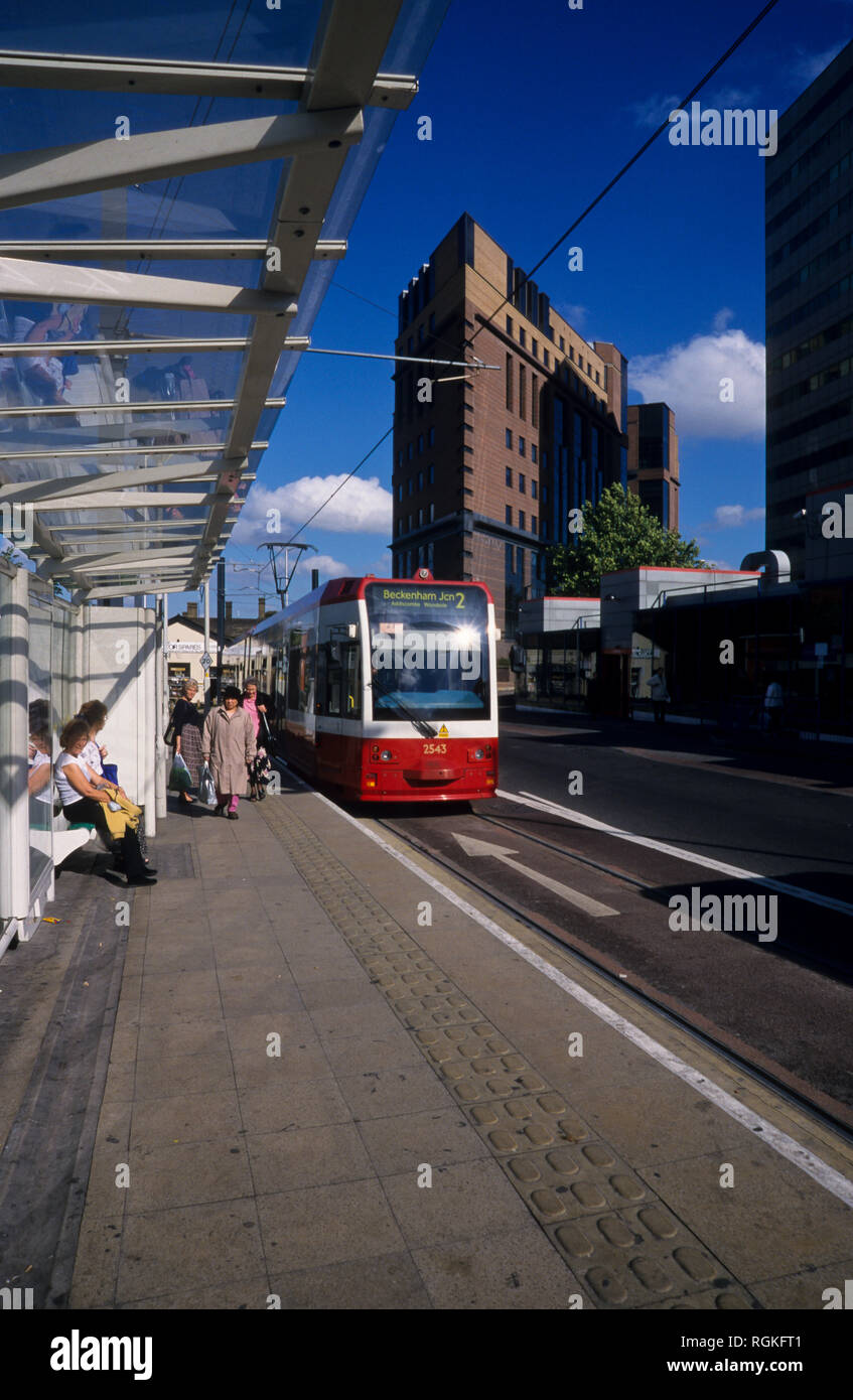 London Light Rail Croydon Stock Photo - Alamy