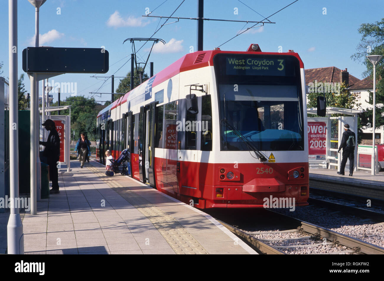 London Light Rail Croydon Stock Photo - Alamy