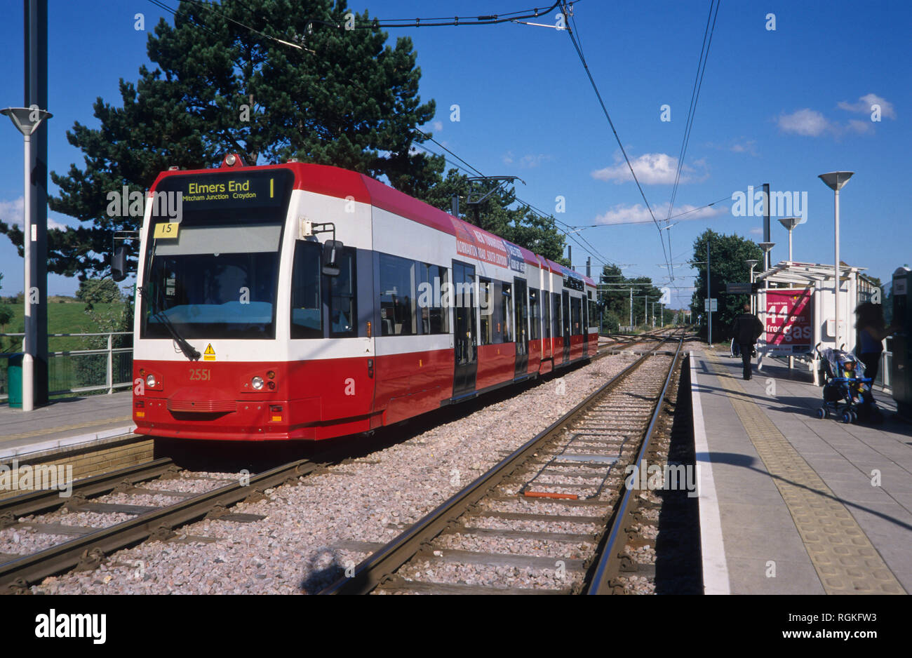 London Light Rail Croydon Stock Photo - Alamy