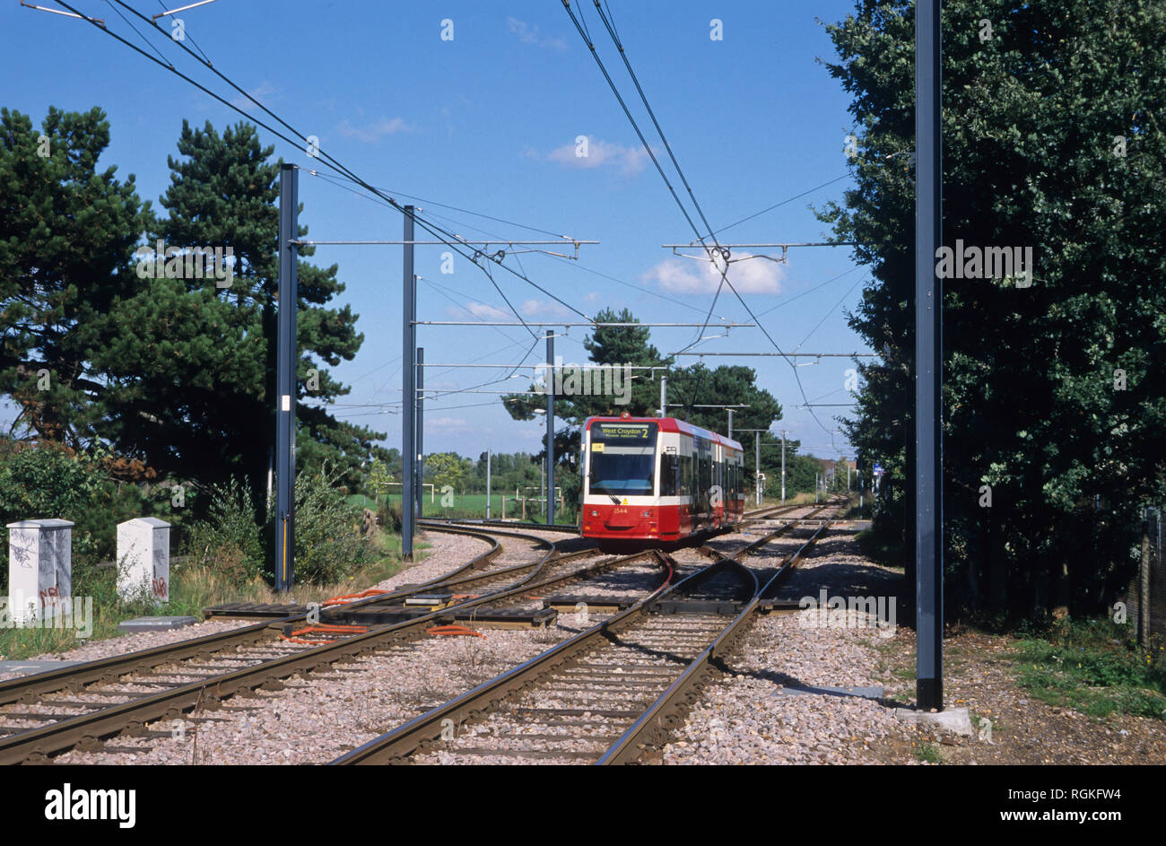 London Light Rail Croydon Stock Photo - Alamy