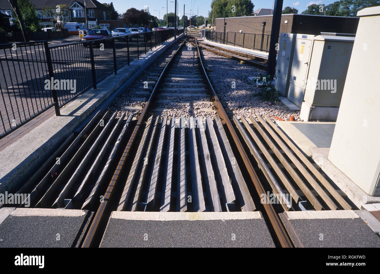 London Light Rail Croydon Stock Photo - Alamy