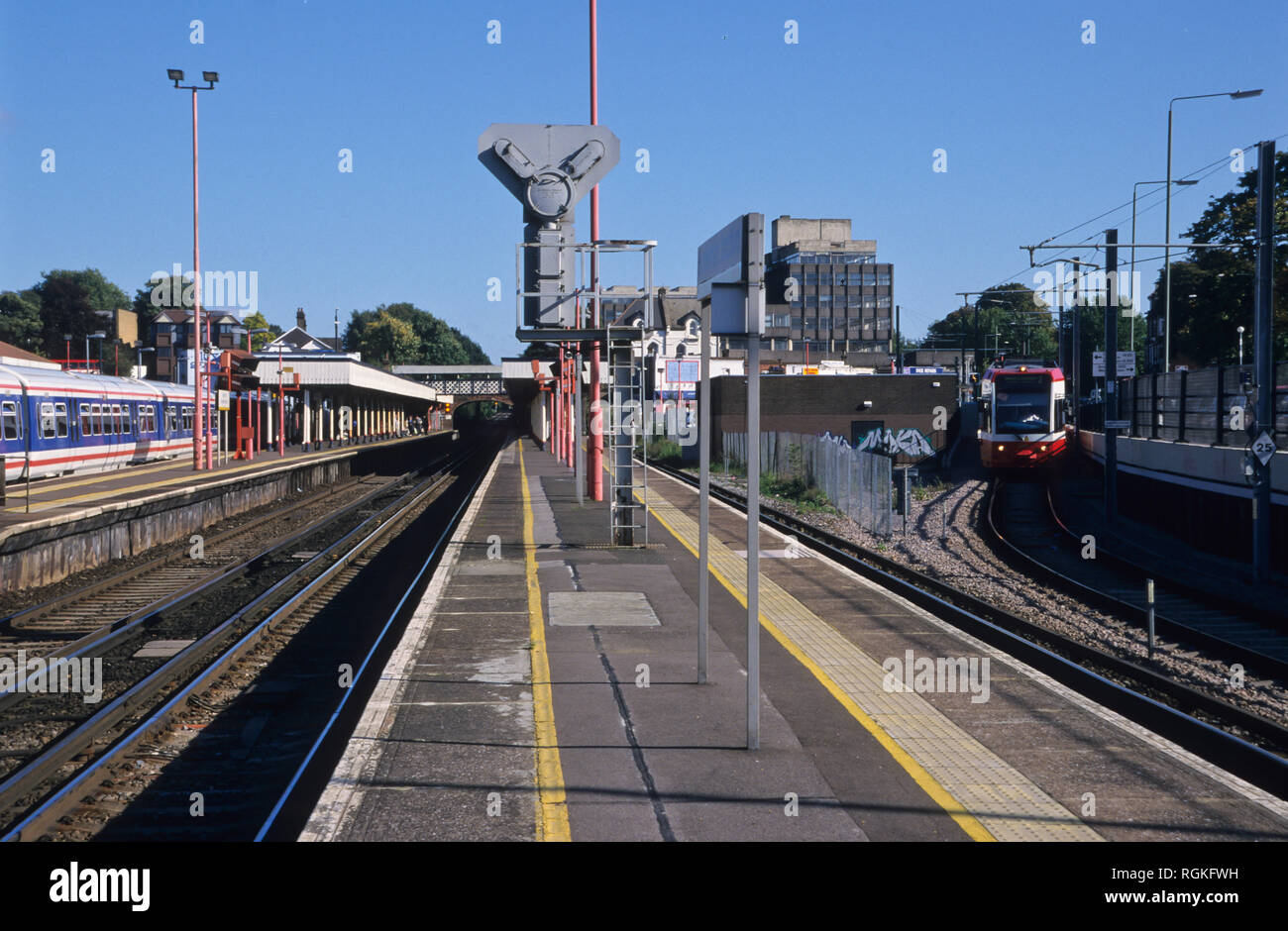 London Light Rail Croydon Stock Photo - Alamy