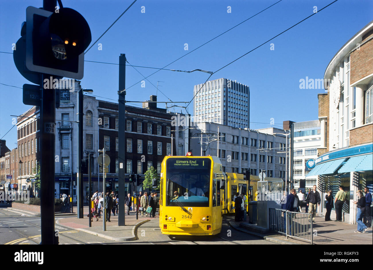 London Light Rail Croydon Stock Photo - Alamy