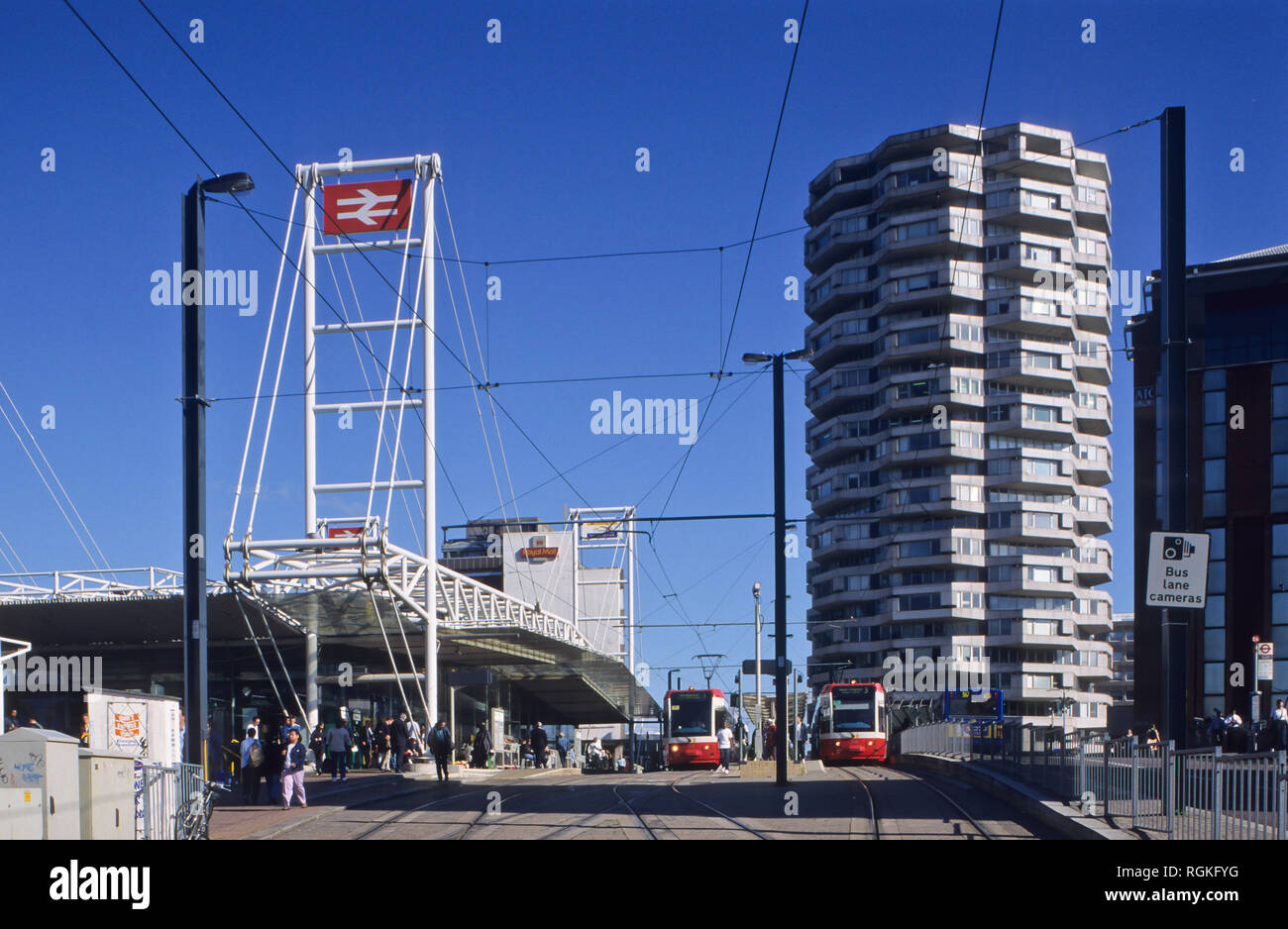 London Light Rail Croydon Stock Photo - Alamy
