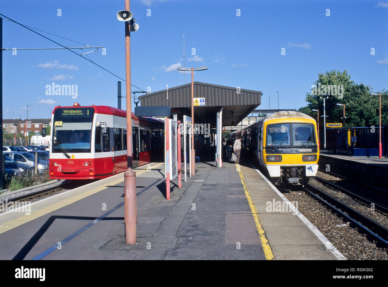London Light Rail Croydon Stock Photo - Alamy
