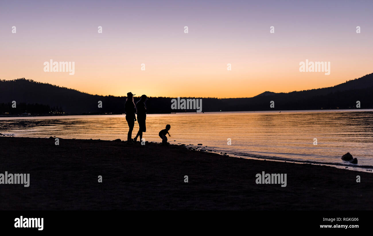 Mother son watching sunset hi-res stock photography and images - Alamy