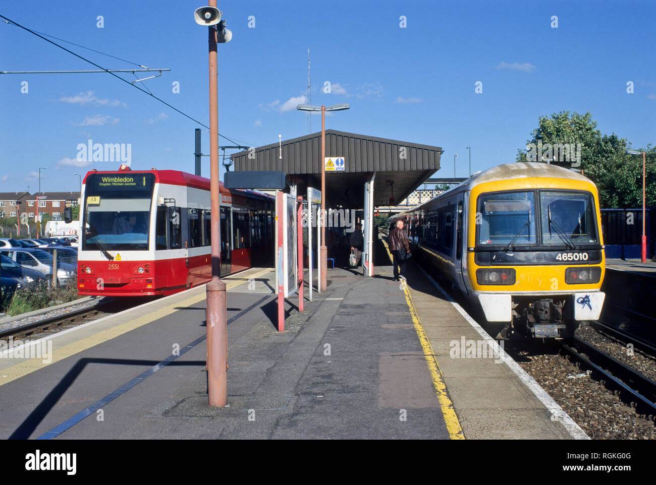 London Light Rail Croydon Stock Photo - Alamy
