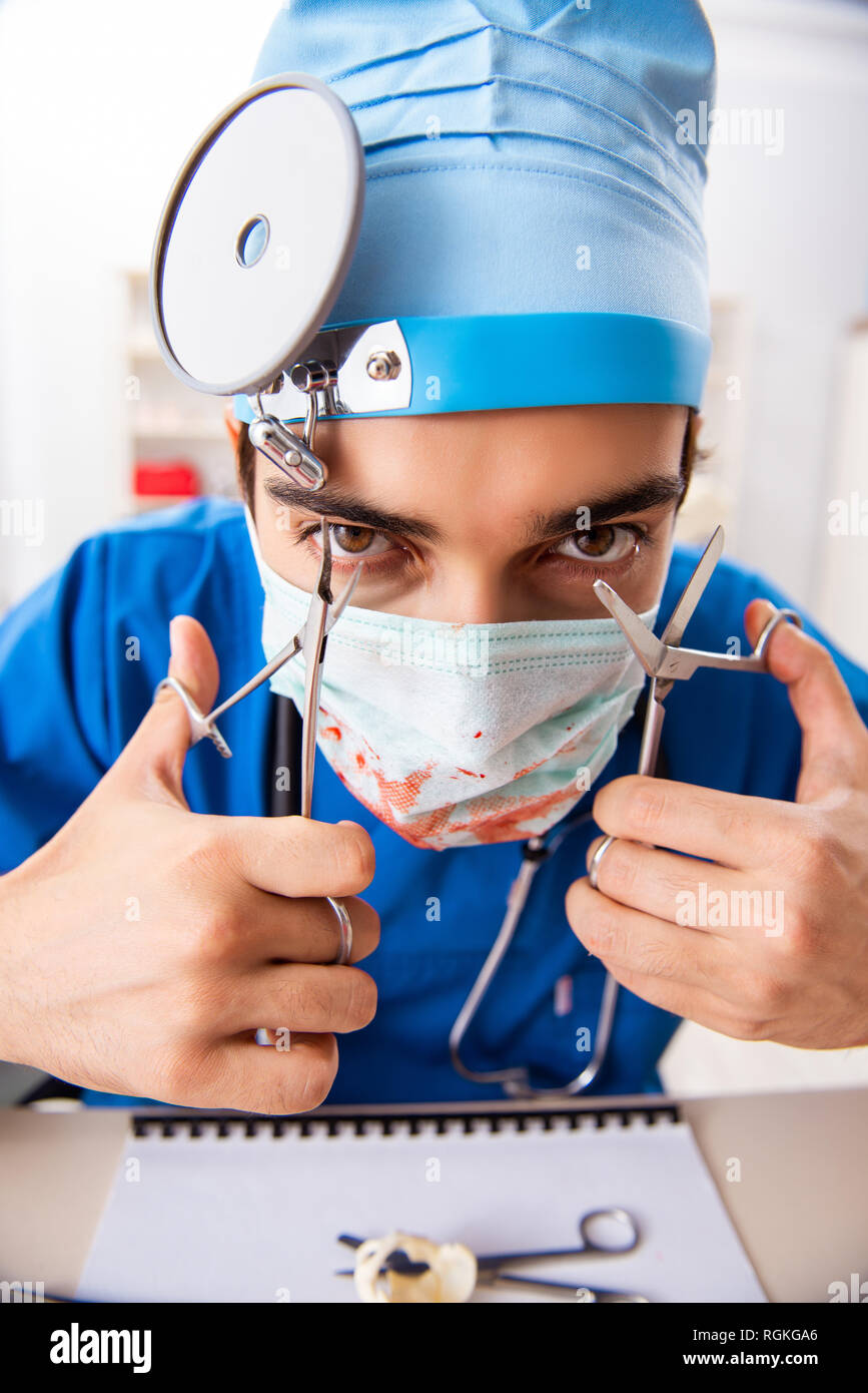 Doctor scissors fun hi-res stock photography and images - Alamy
