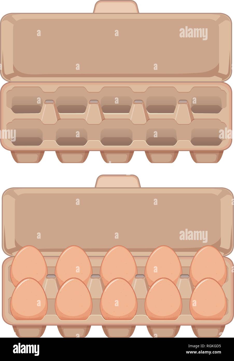Empty Egg Carton Clip Art
