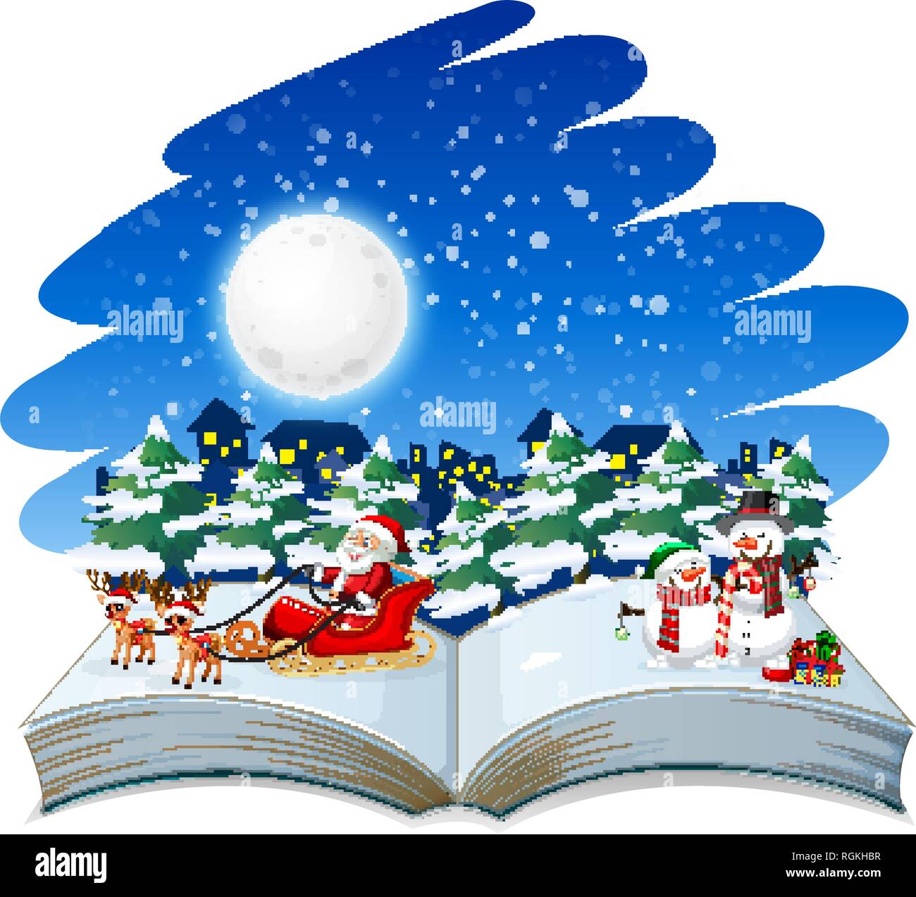 The snowman book cover Stock Vector Images - Alamy