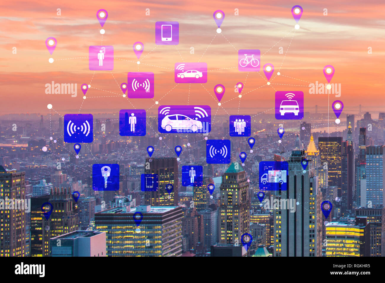 Business people car pooling hi-res stock photography and images - Alamy