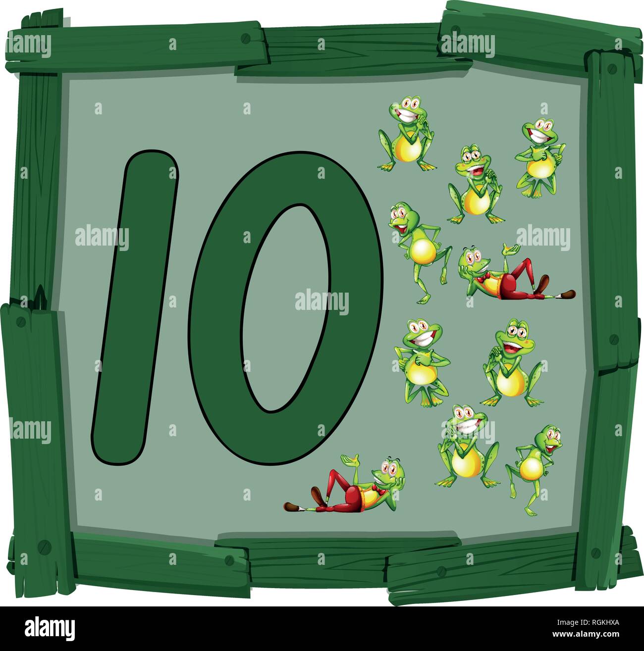 Frog guide drawing Stock Vector Images - Alamy