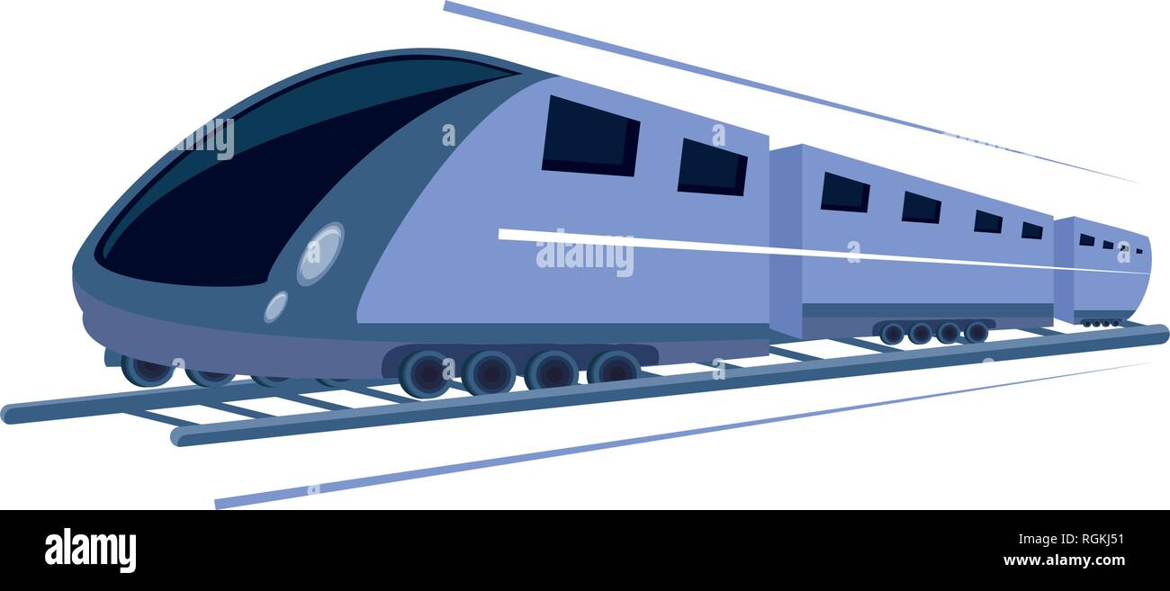 fast train isolated icon vector illustration design Stock Vector Image ...