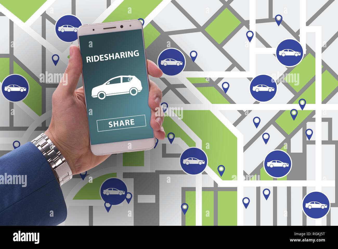 Concept of car ordering online Stock Photo - Alamy