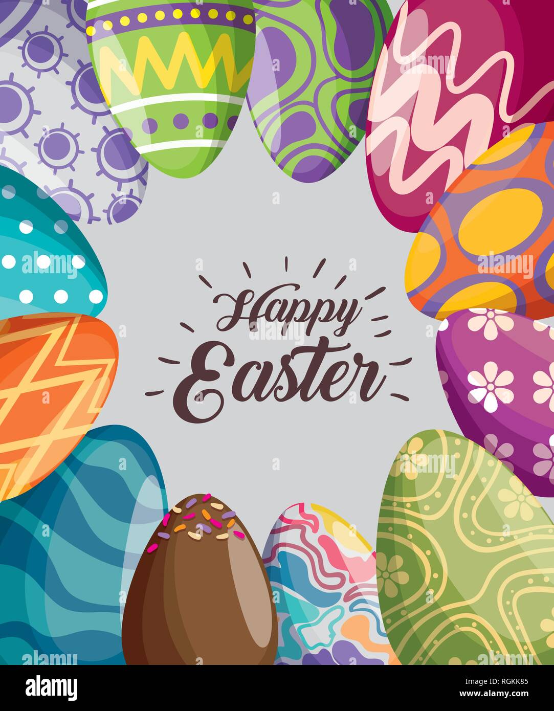 Easter candies Stock Vector Images - Alamy
