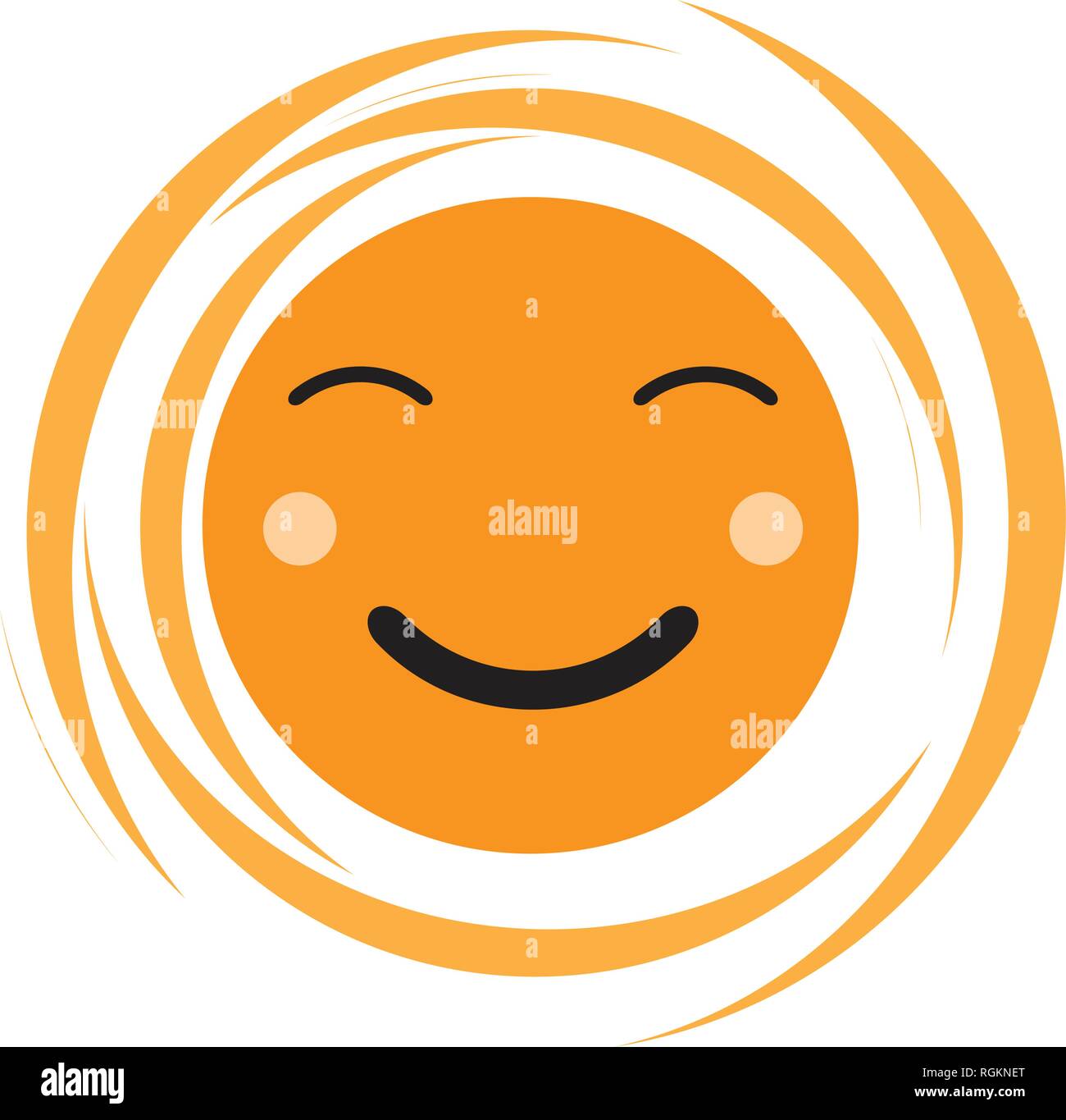 Isolated happy sun Stock Vector Image & Art - Alamy