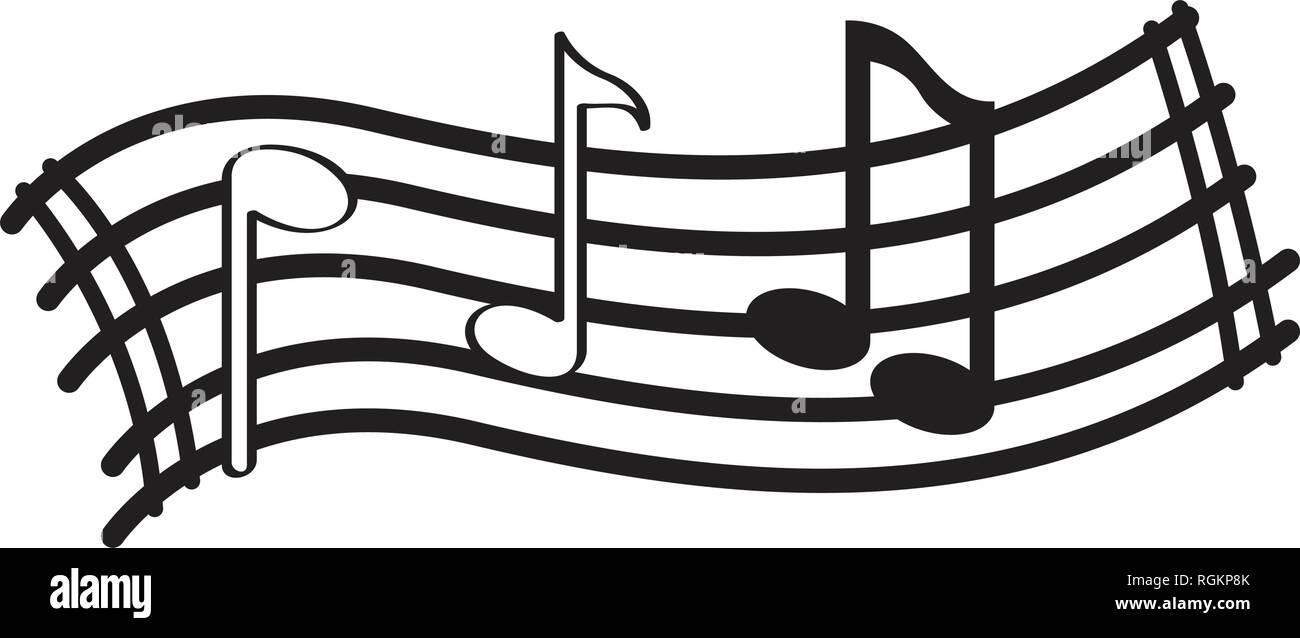 Isolated music pentagram Stock Vector Image & Art - Alamy