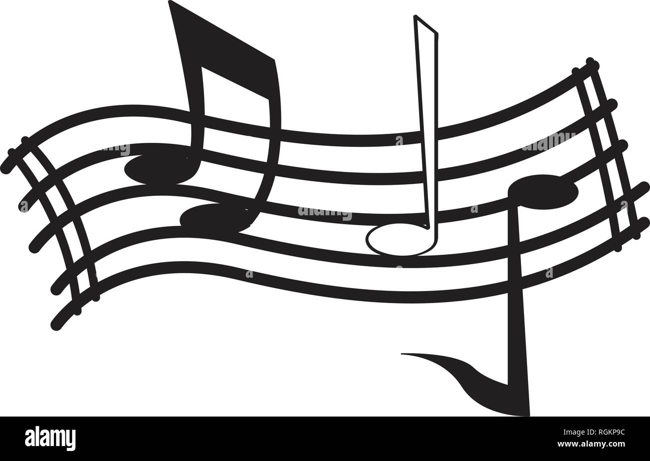 Isolated music pentagram Stock Vector Image & Art - Alamy