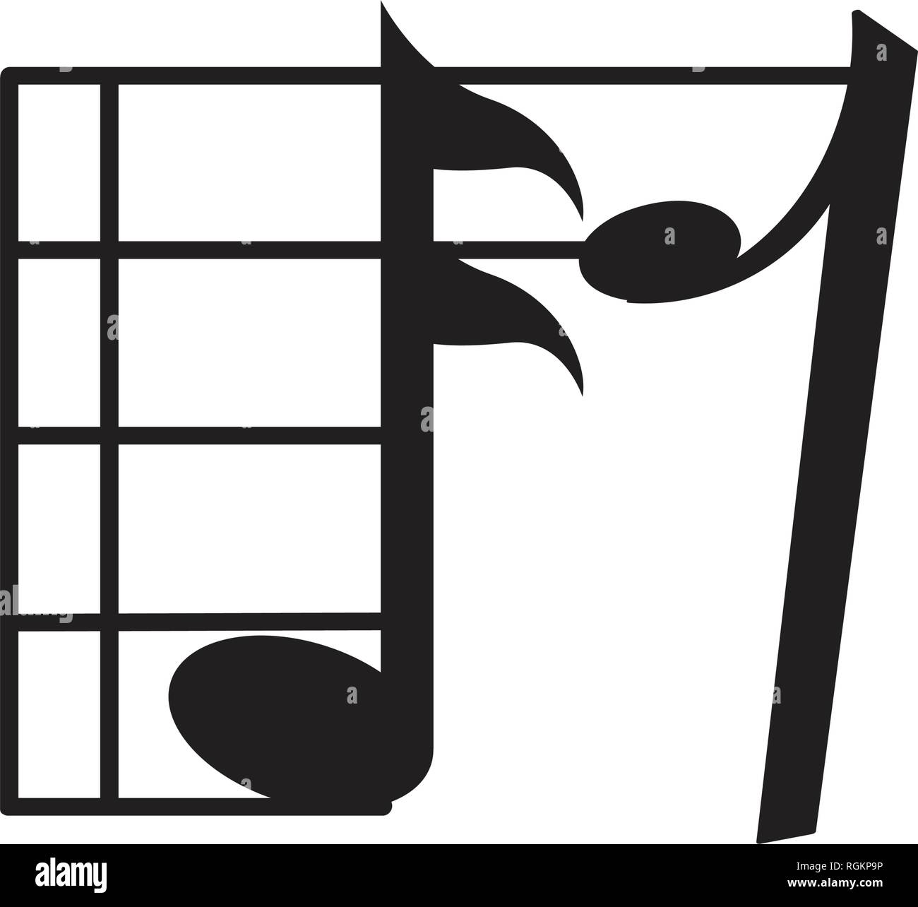 Isolated music pentagram Stock Vector Image & Art - Alamy