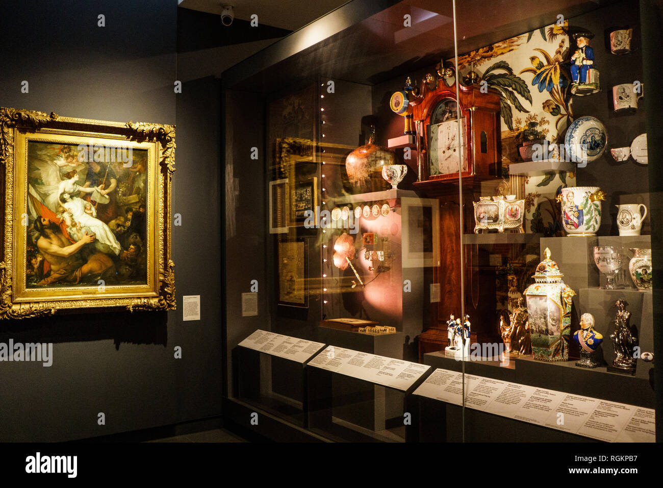 Admiral Horatio Nelson Exhibit National Maritime Museum Greenwich UK ...