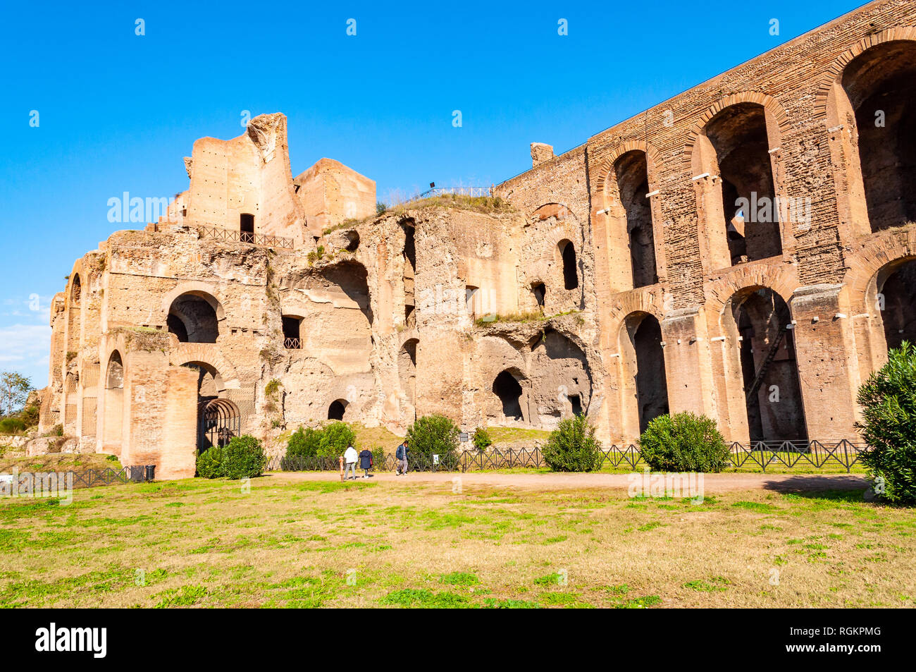 Rome, Italy - November 17, 2018: The Domus Severiana is the modern name ...