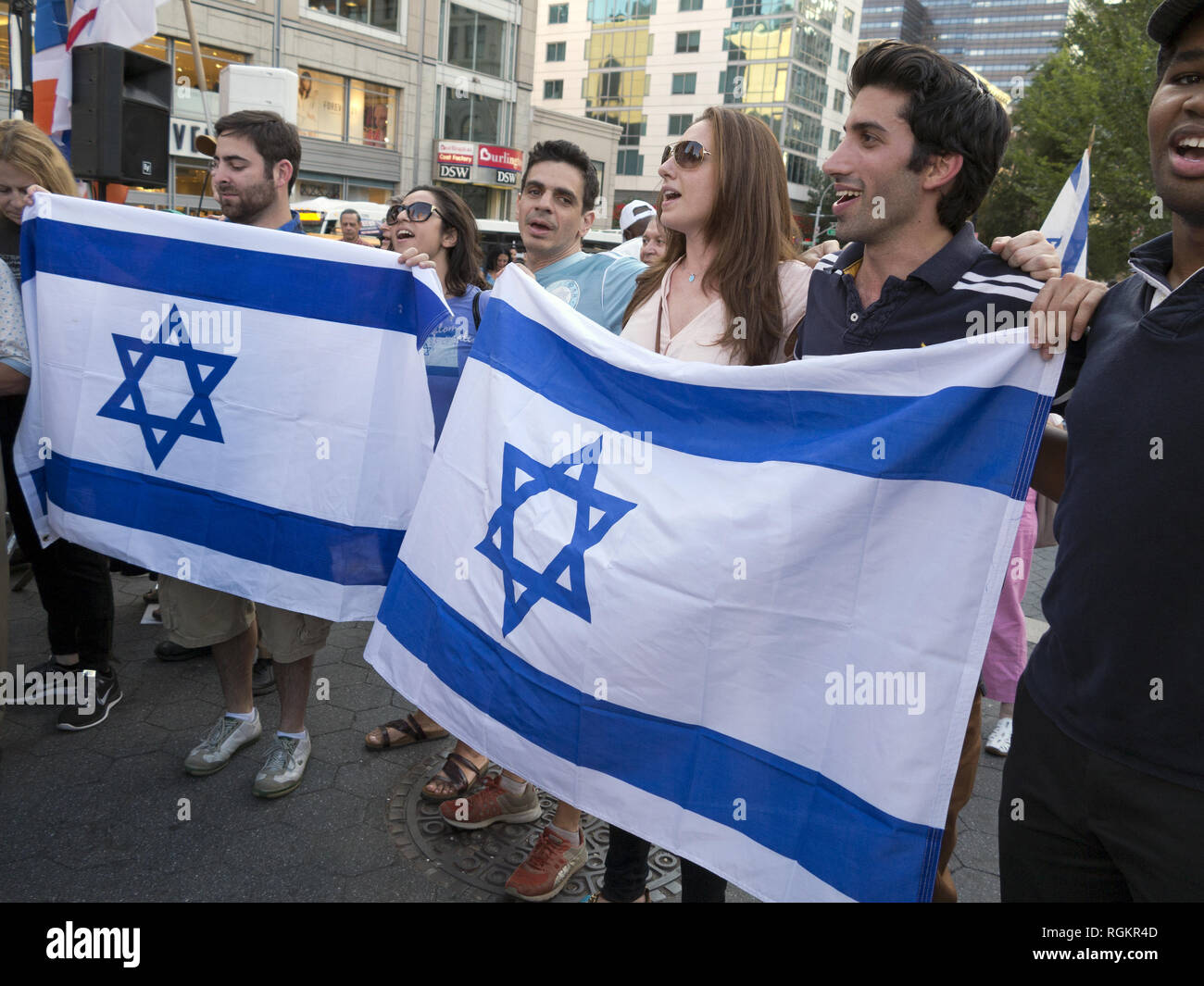 Israel and usa flags hi-res stock photography and images - Alamy