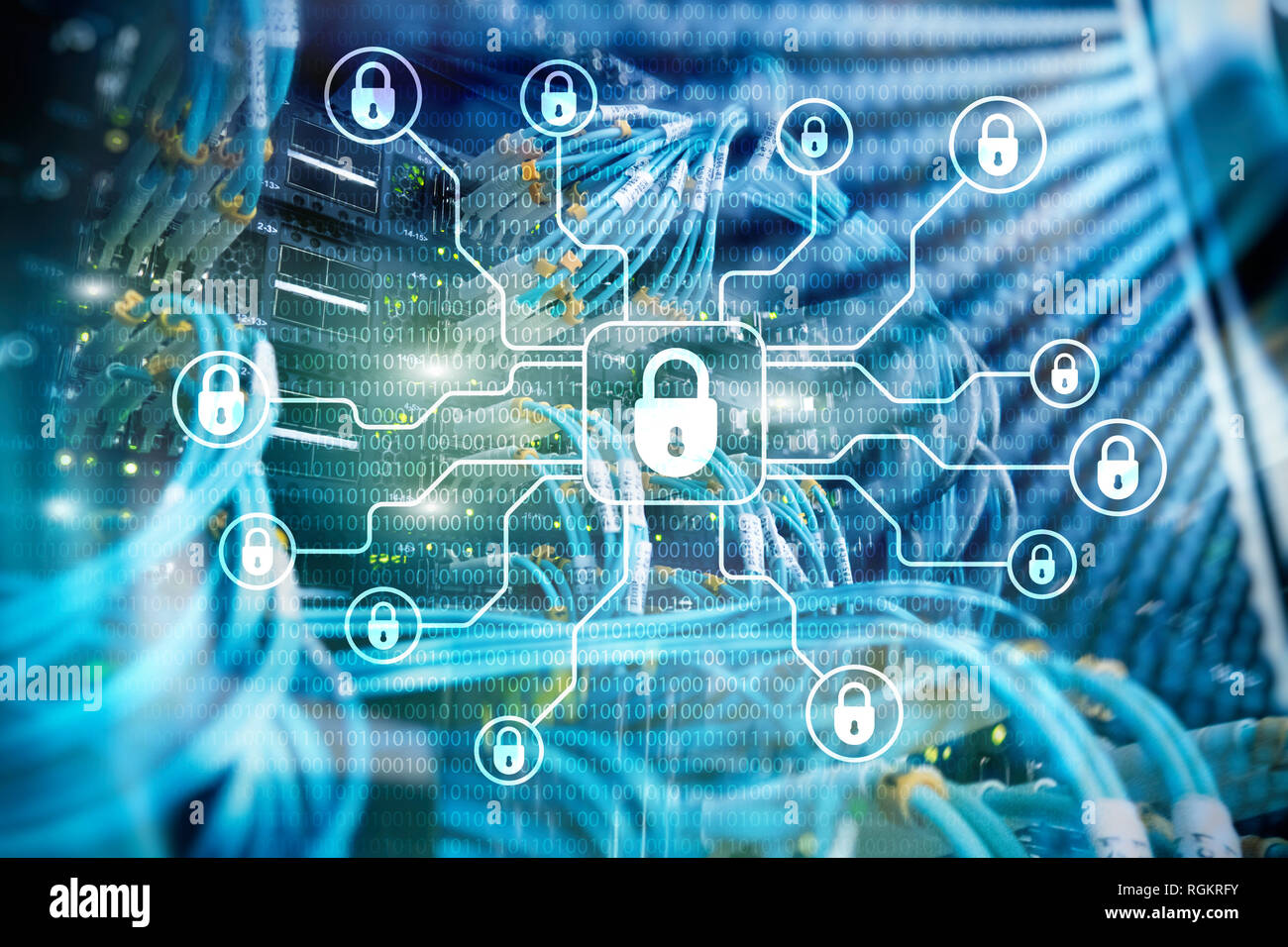 Cyber security, data protection,information privacy. Internet and ...