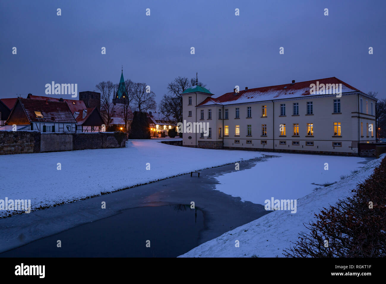 Germany, North Rhine-Westphalia, D-Herten-Westerholt, Old Village ...