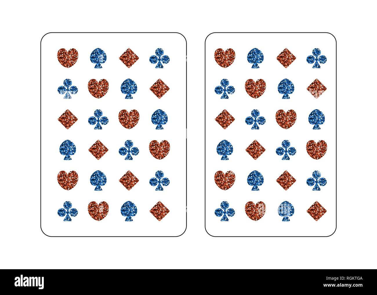 Design playing card back side hi-res stock photography and images - Alamy