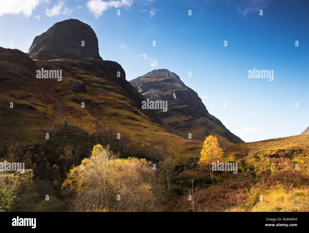 The Three sisters, Glencoe, Scottish Highland Stock Photo - Alamy