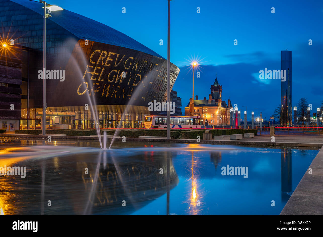 The Wales Millennium Centre, Pierhead Building, Water Tower and the ...