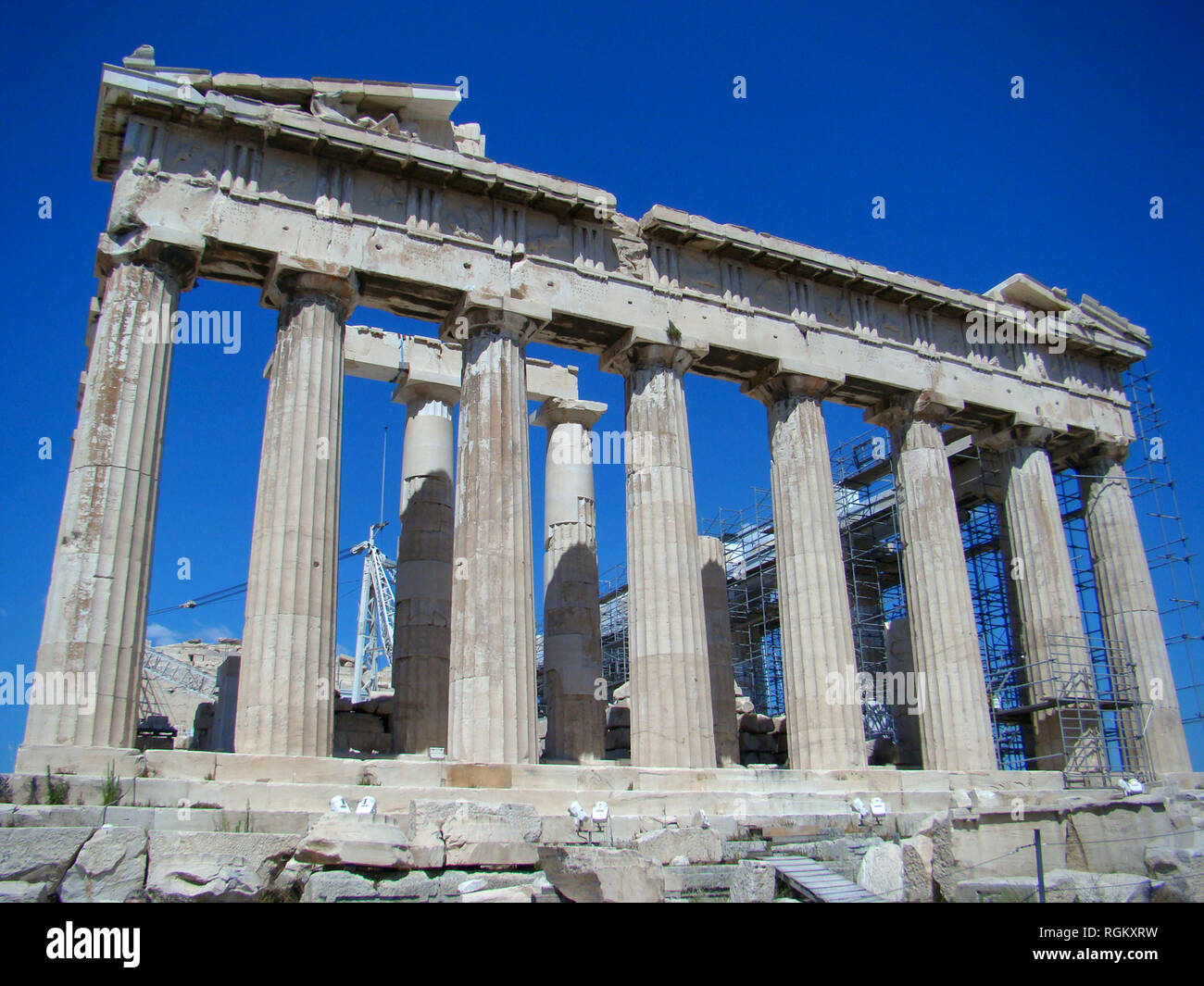 The Parthenon in Athens (Greece), the most iconic building of the ...