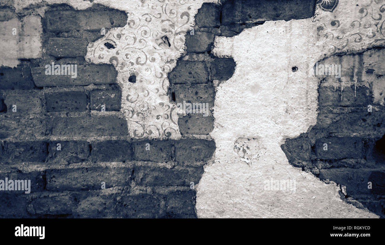 Detail concrete wall falling off hi-res stock photography and images ...