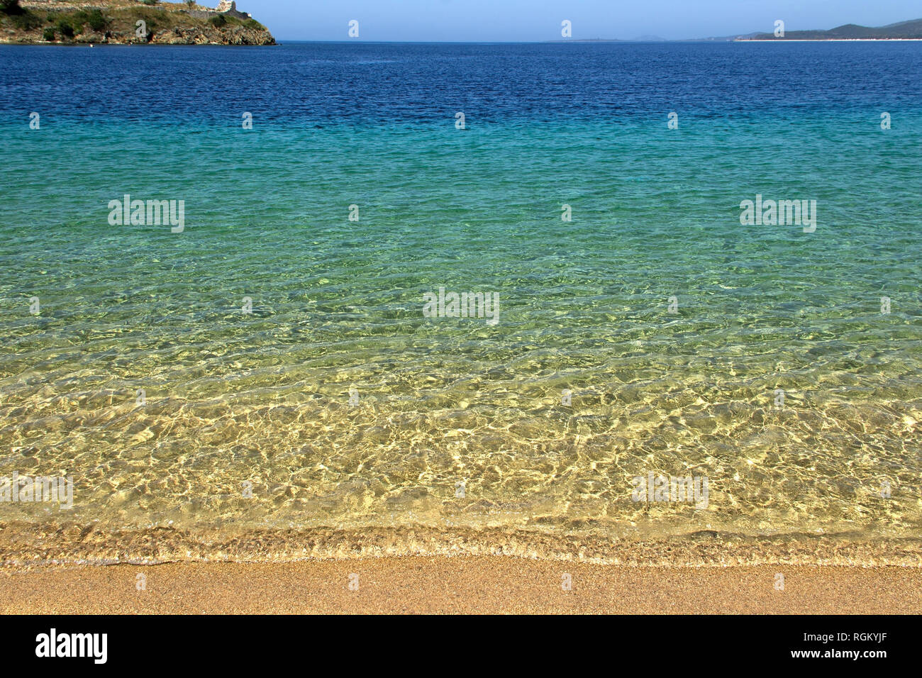 The beautiful beach at the Sitonia peninsula in Greece Stock Photo - Alamy