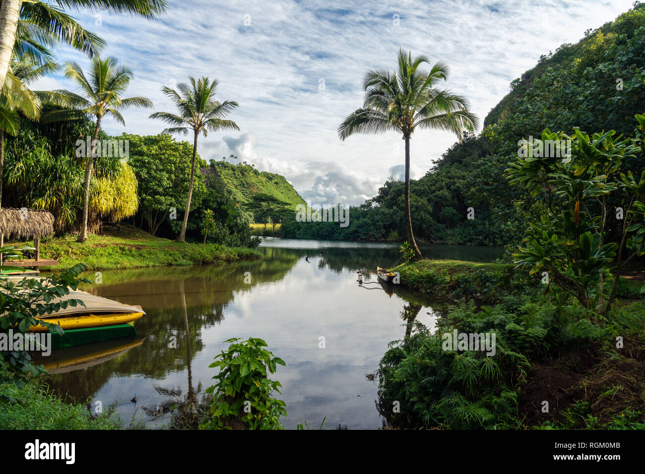 Wailua bay view hi-res stock photography and images - Alamy