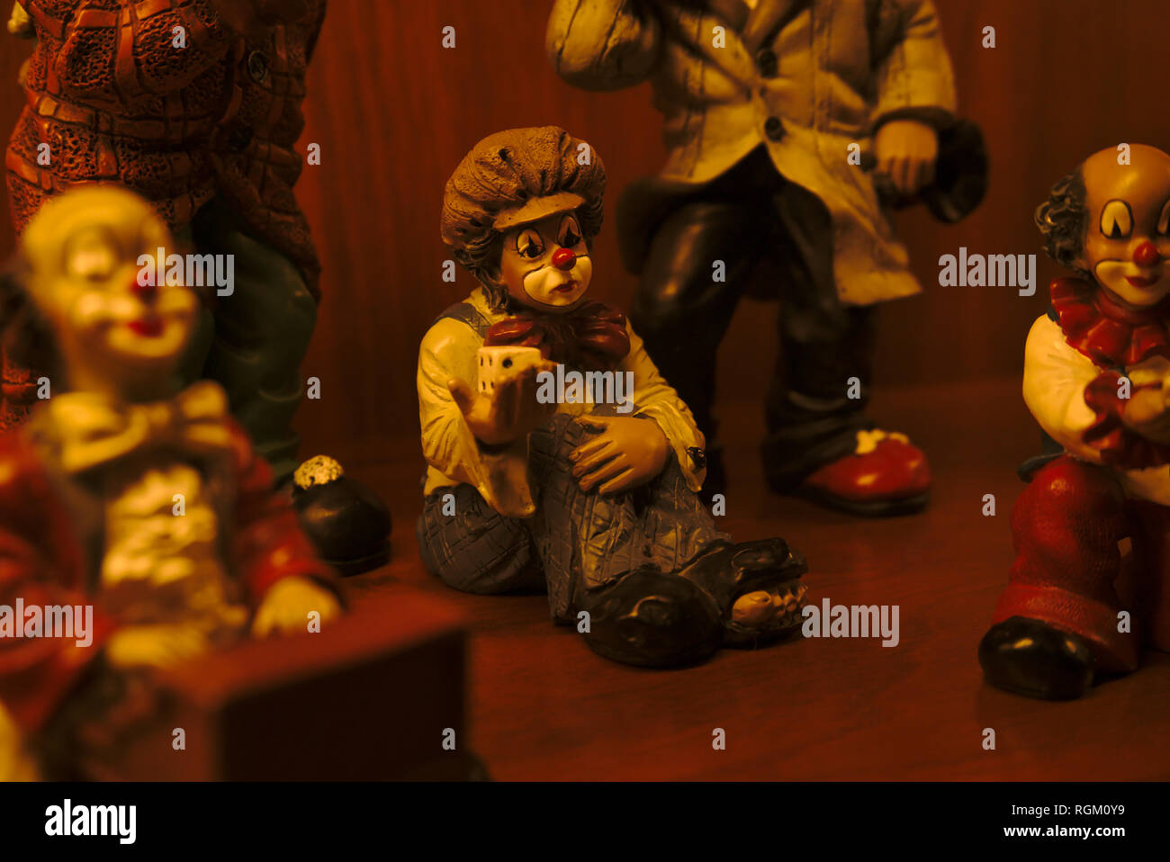 Shows a sad gambler Stock Photo - Alamy