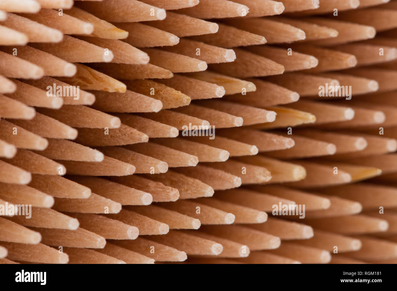 Wooden Toothpicks Close Up Background for backgrounds or textures Stock ...