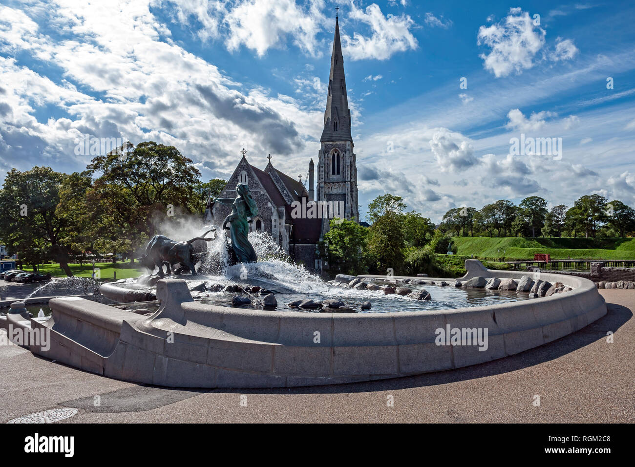 Gefionspringvandet (Gefion Fountain) by the danish artist Anders ...