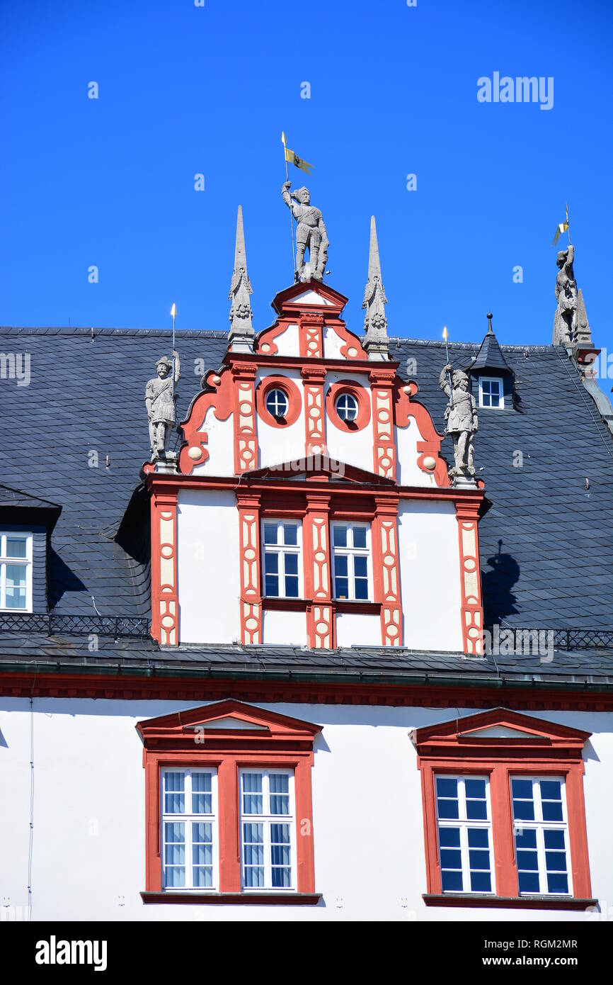 View in the city of Coburg, Bavaria, region Upper Franconia, Germany ...