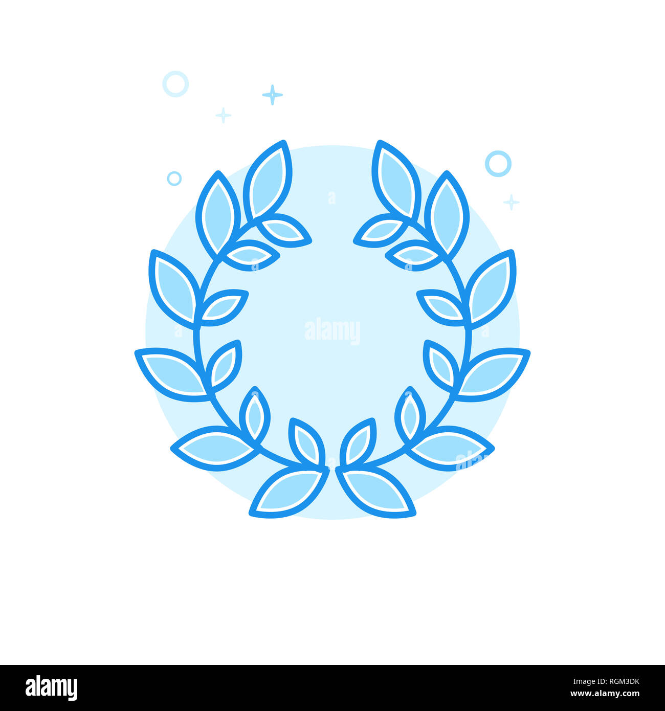 Blue Wreath Logo