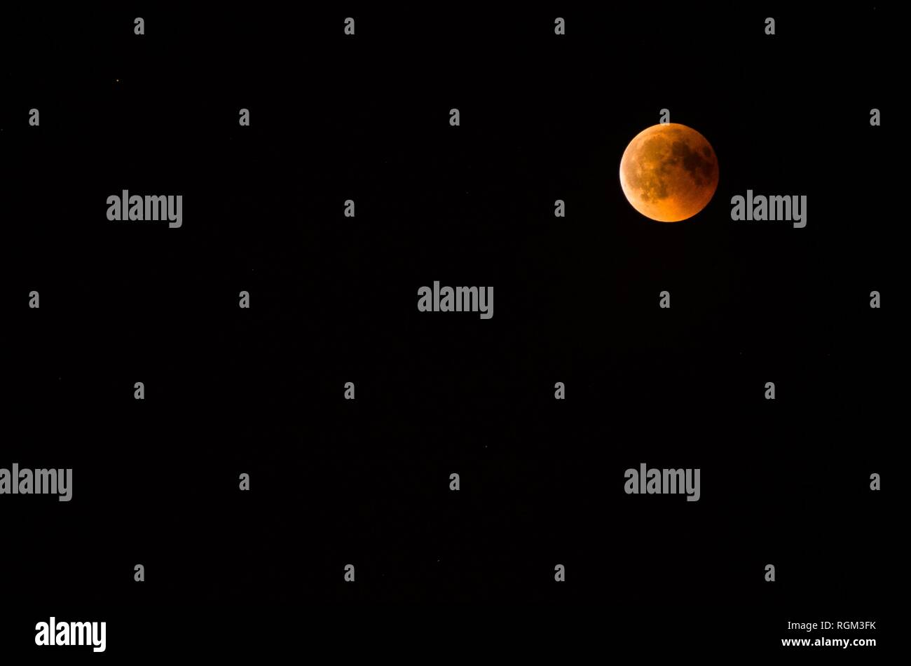 Red moon during lunar hi-res stock photography and images - Alamy