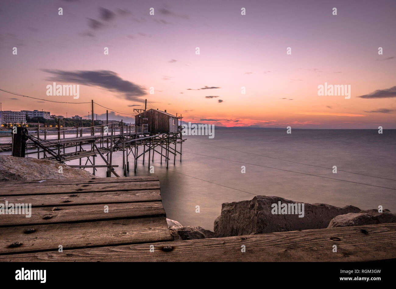 Trabucco of termoli hi-res stock photography and images - Alamy