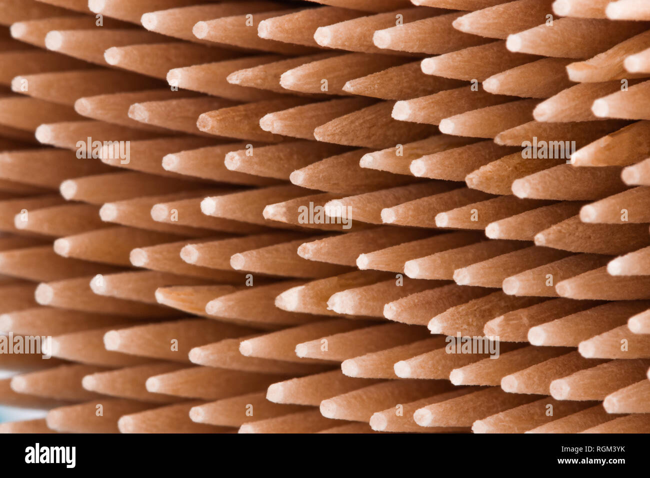 Wooden Toothpicks Close Up Background for backgrounds or textures Stock ...