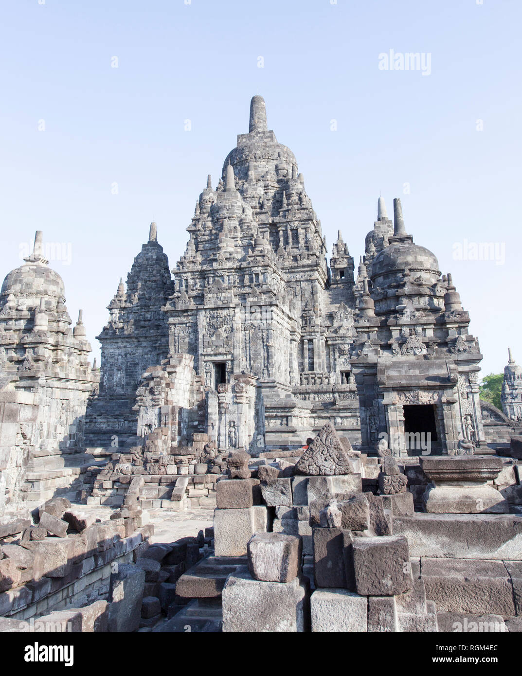 Aerial view prambanan hindu temple hi-res stock photography and images ...