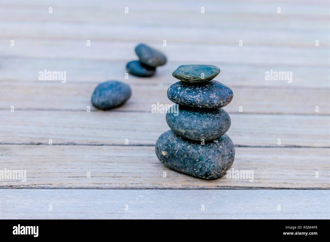 Stacked prayer stones hi-res stock photography and images - Alamy