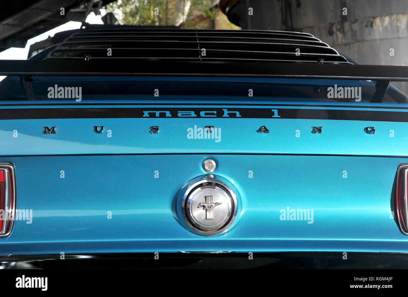1969 Ford Mustang Mach 1 Classic American muscle car Stock Photo - Alamy