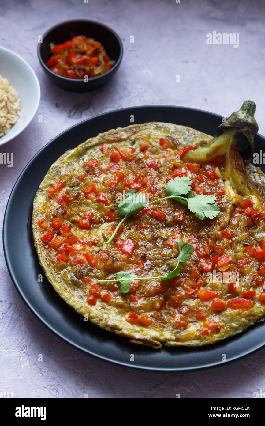tortang talong with giniling, eggplant omelet with ground pork ...